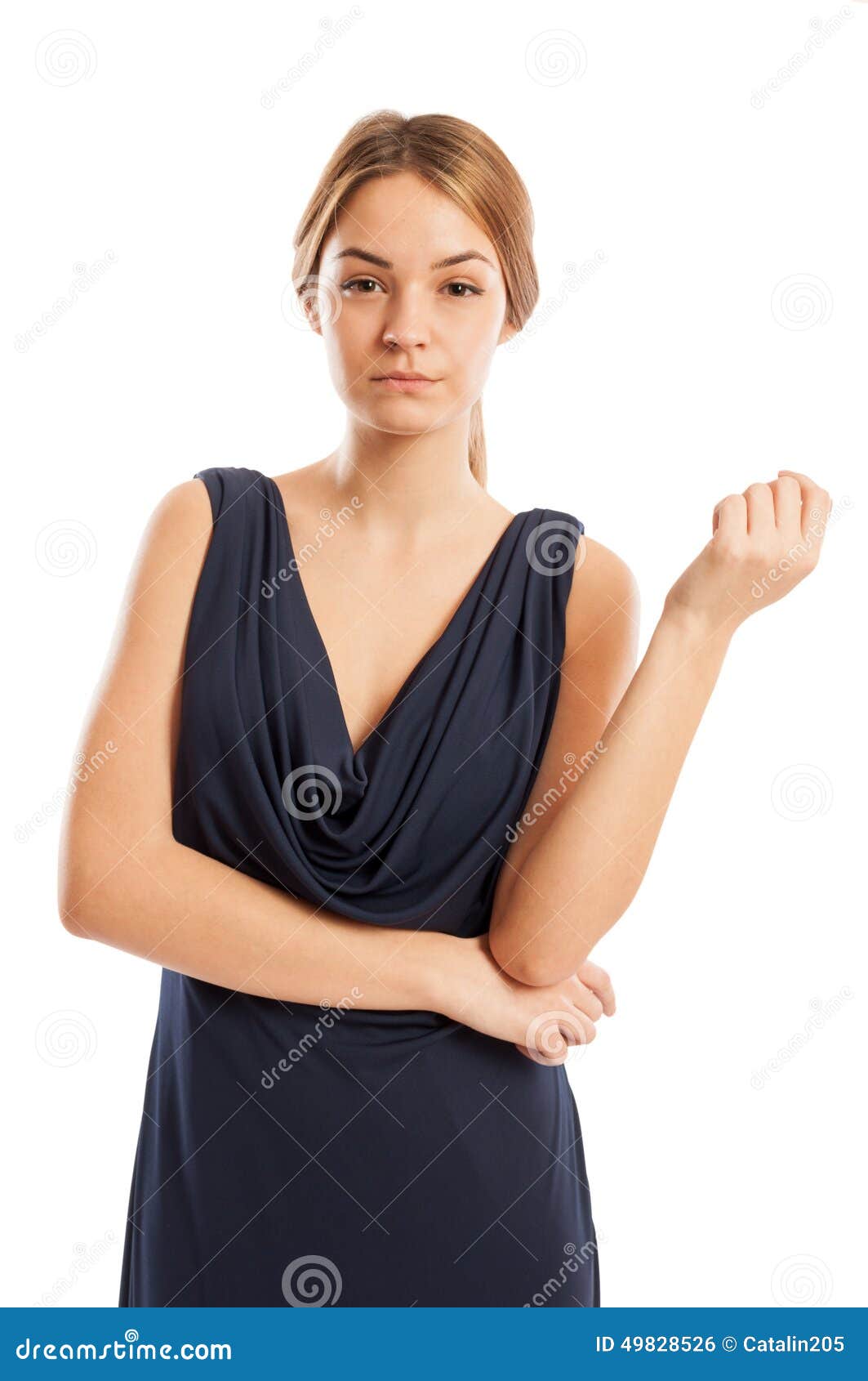 Female Model Looking Confident into the Camera Stock Photo - Image of ...