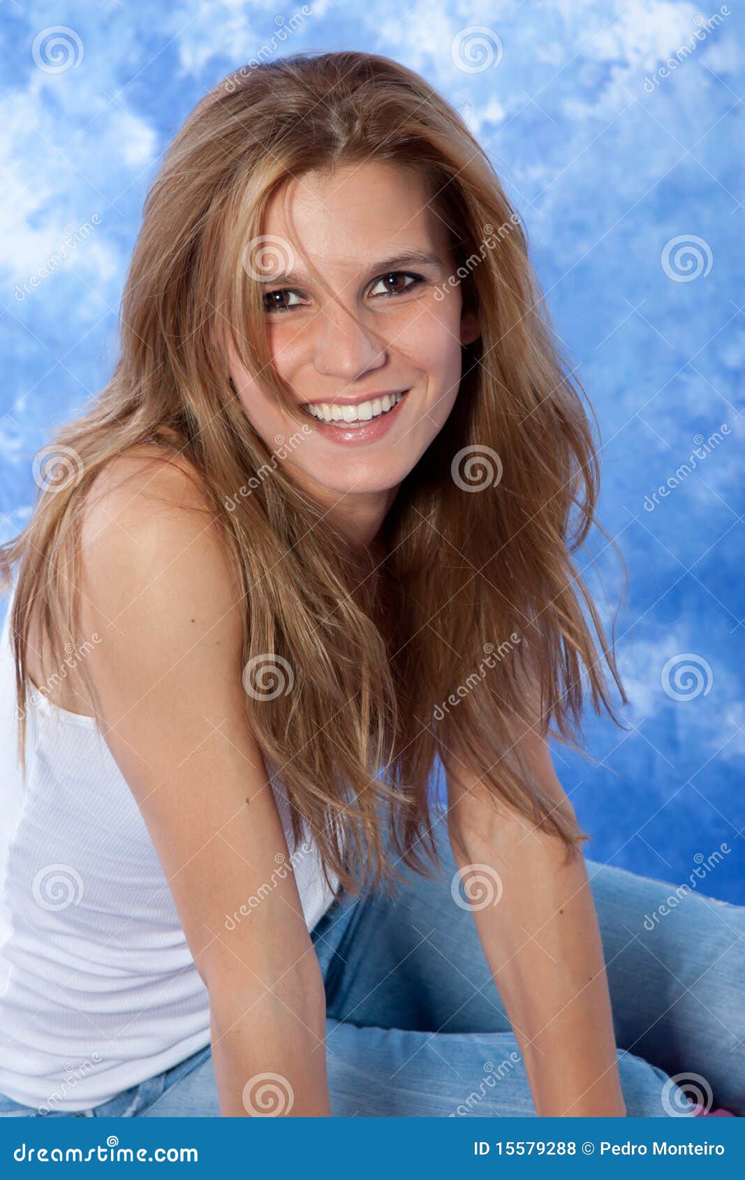 Female Model Posing Expressions Stock Photo - Image of smile, face ...