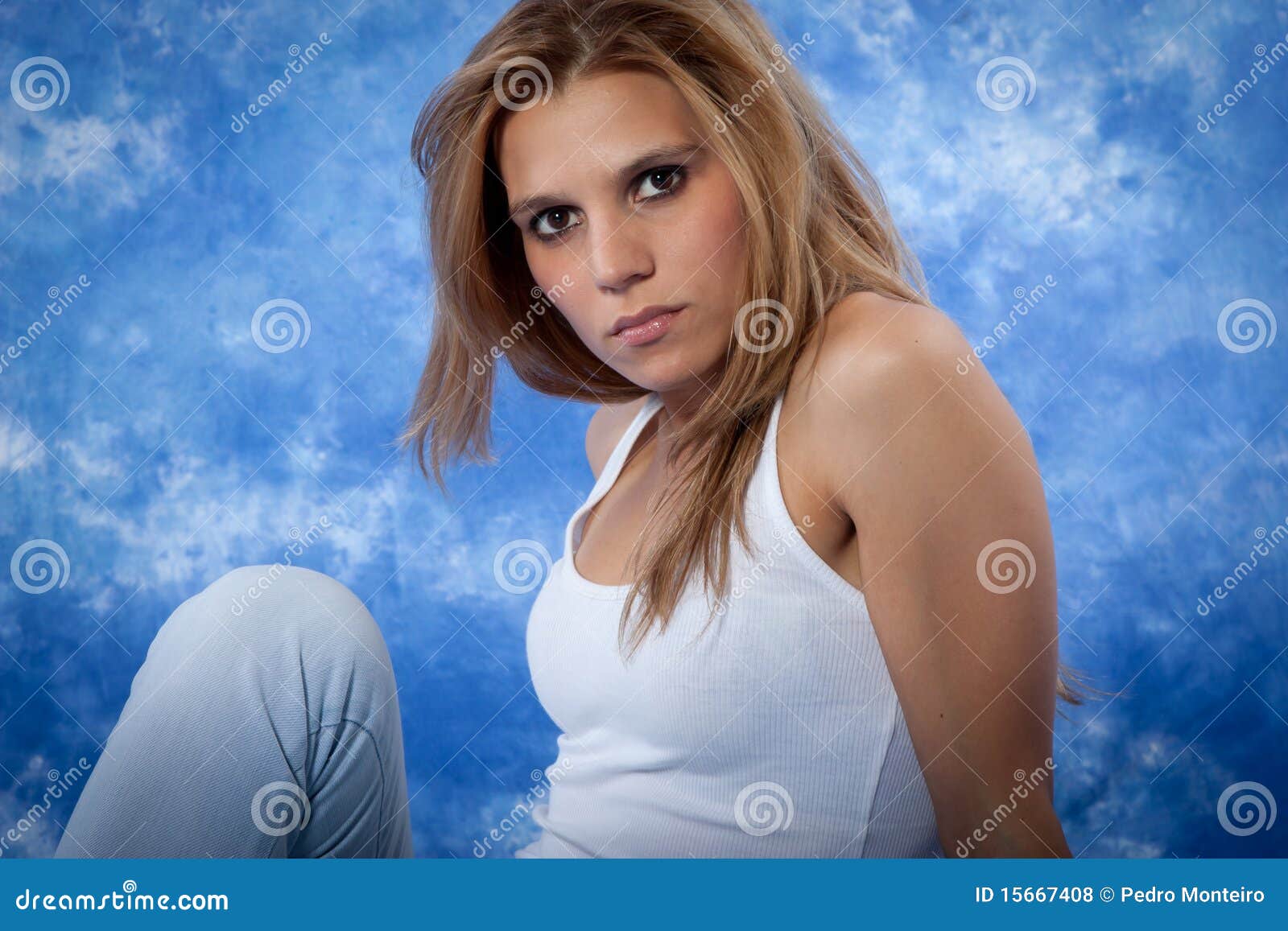 Female Model Posing Expressions Stock Photo - Image of face, beautiful ...