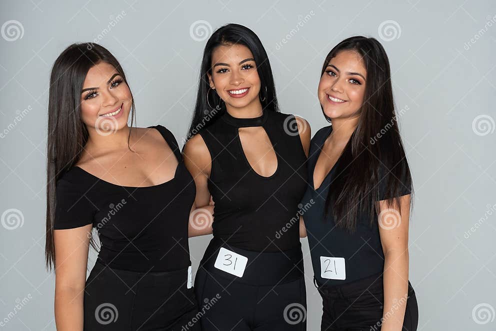 Audition and Casting for Runway Models Stock Image - Image of pose ...