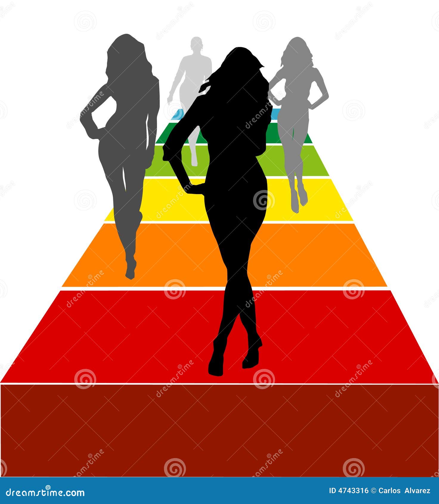 Female Models Vector | CartoonDealer.com #4743316