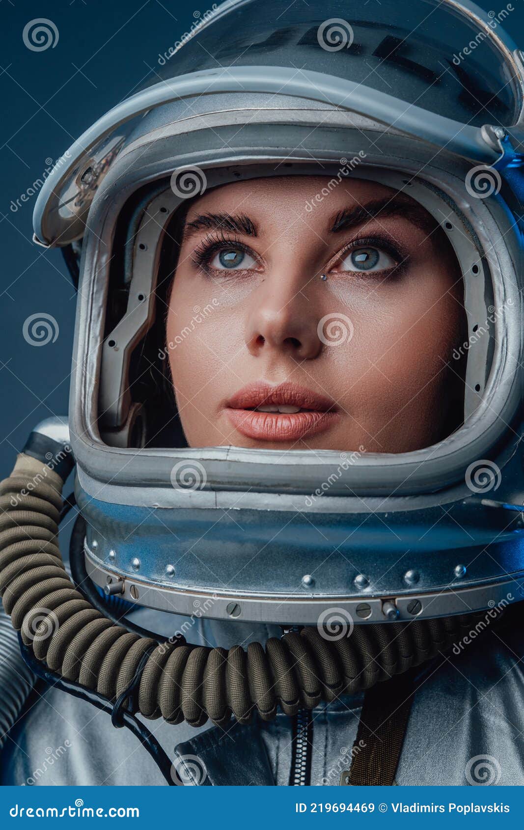 Female Modern Cosmonaut in Spacesuit and Helmet Stock Image - Image of ... Female Modern Cosmonaut in Spacesuit and Helmet Stock Image - Image of ...