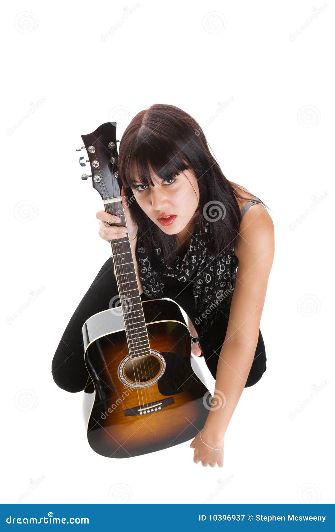 Female musician stock image. Image of instrument, girl - 10396937