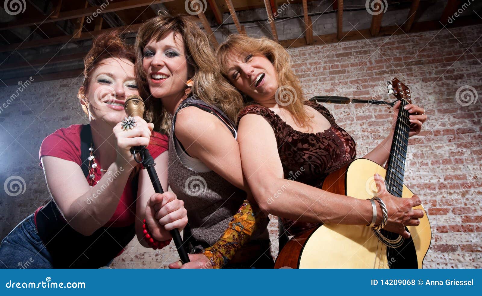 Female musicians stock photo. Image of lead, perform - 14209068