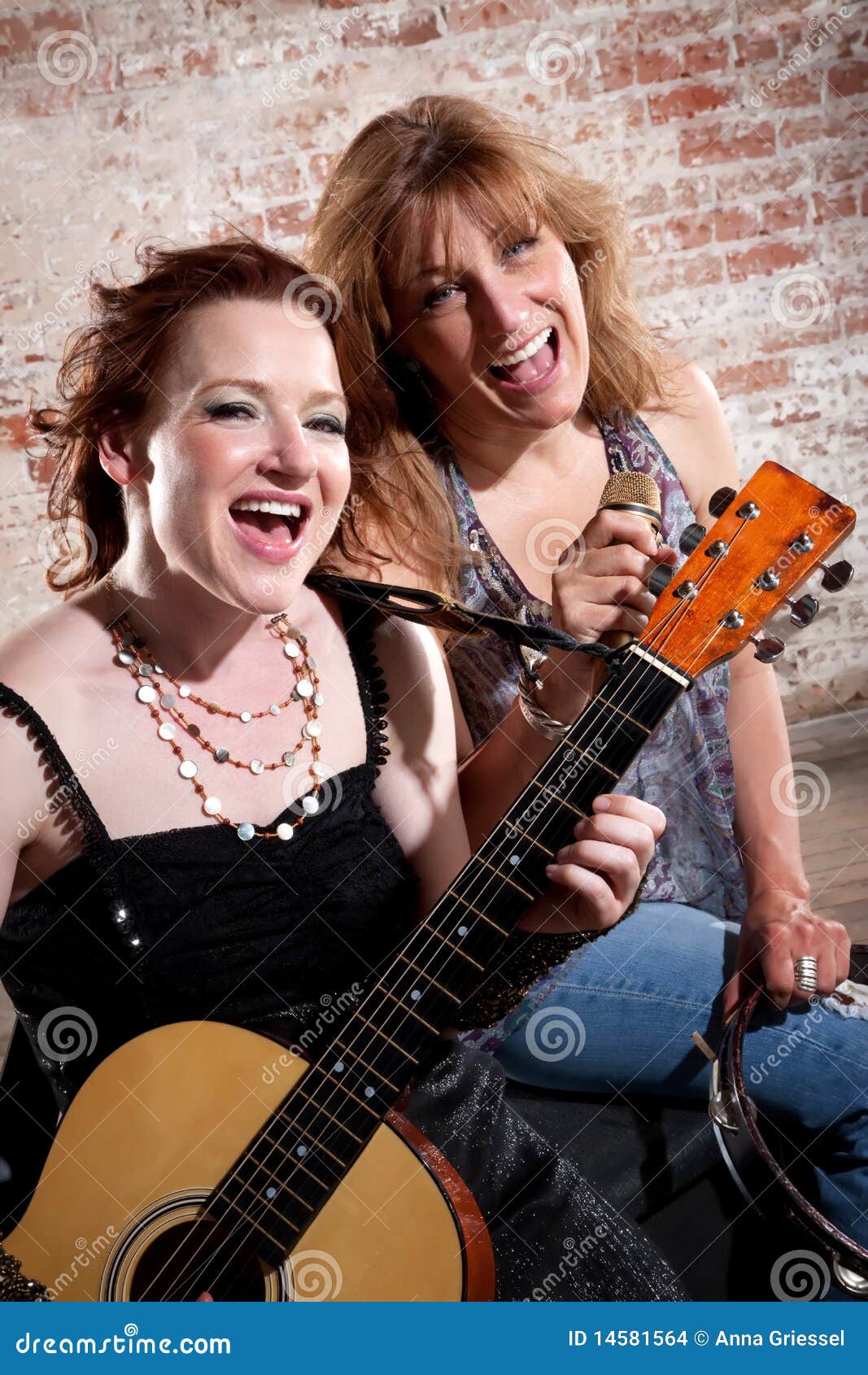 Female Musicians stock photo. Image of smiling, contemporary - 14581564