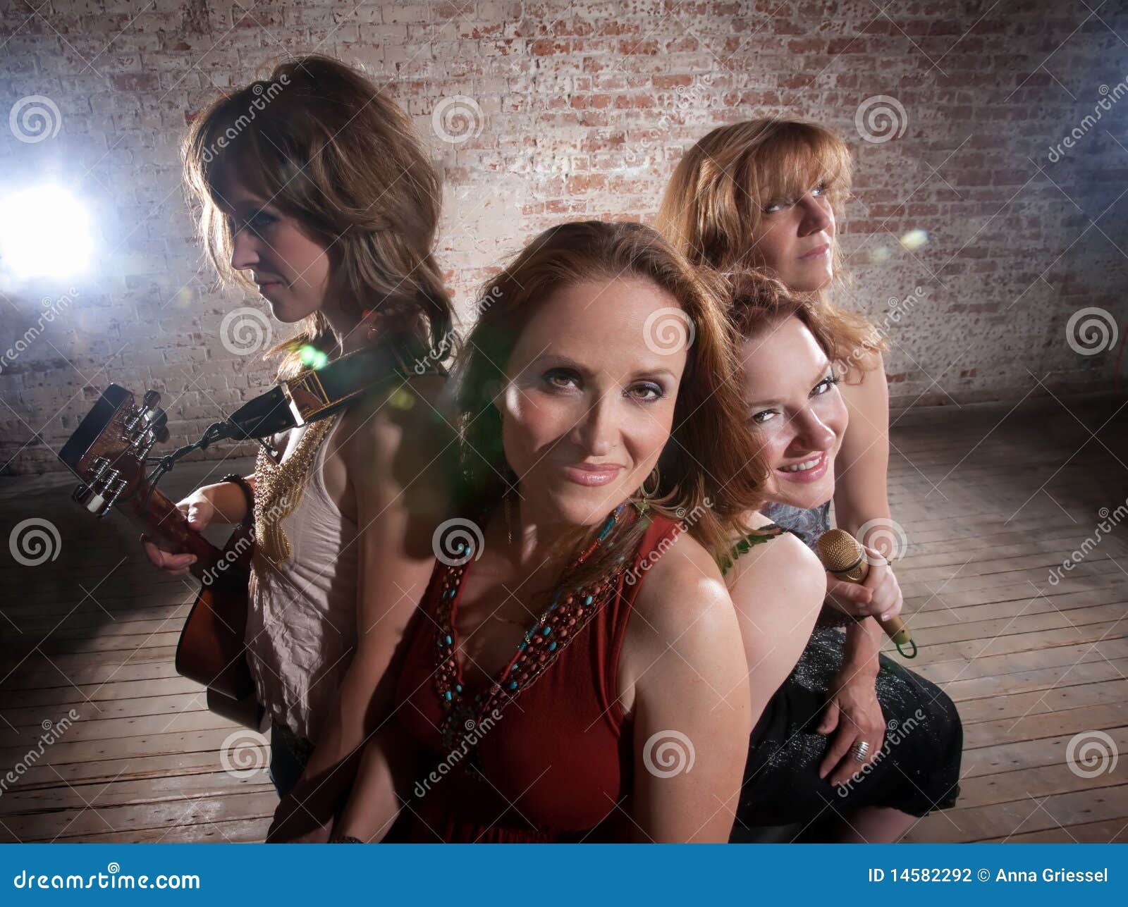 Female Musicians stock photo. Image of pretty, ladies - 14582292
