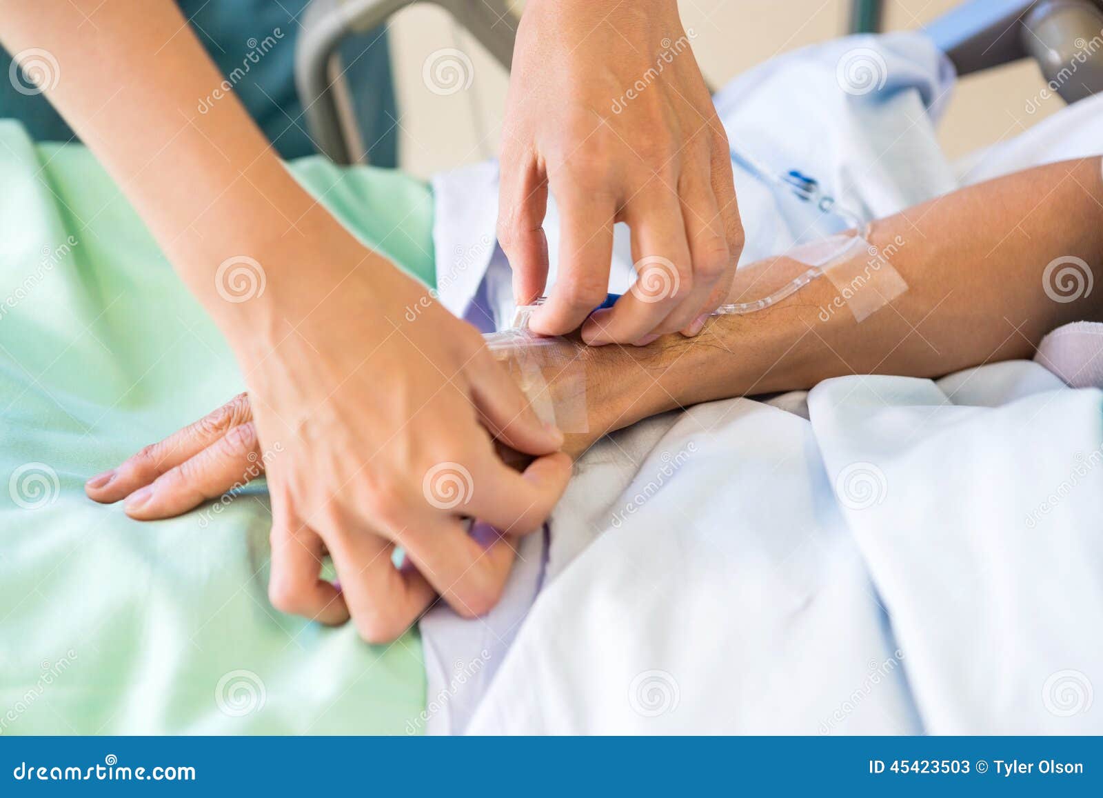 Female Nurse Attaching IV Drip on Male Patient S Stock Image - Image of ... Female Nurse Attaching IV Drip on Male Patient S Stock Image - Image of ...