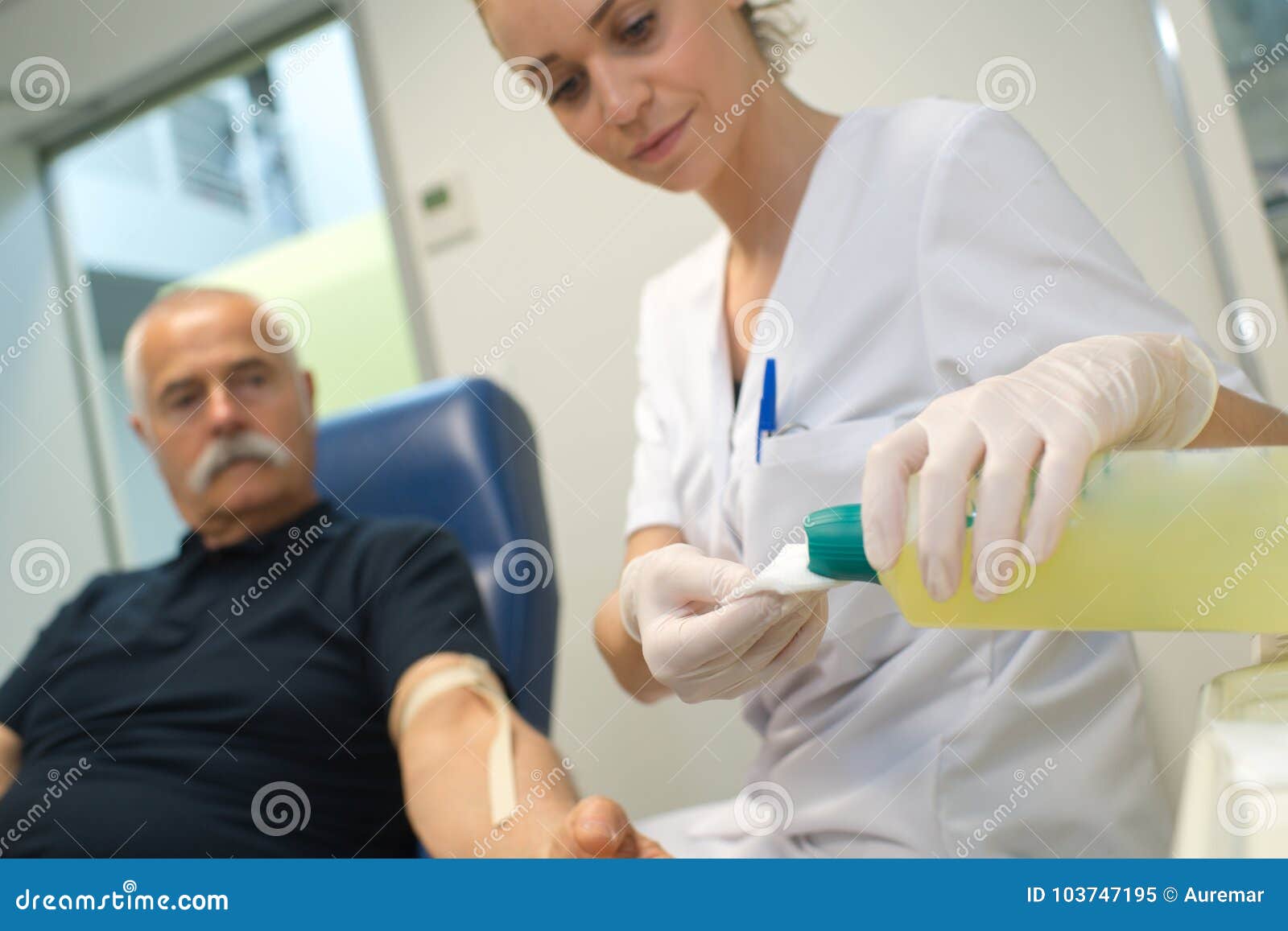 Female Nurse or Doctor Preparing Injection Stock Image - Image of ...