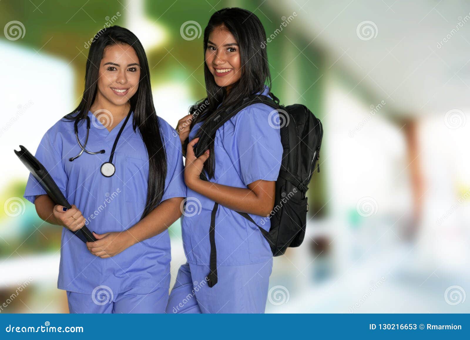 Female Nursing Students stock image. Image of hispanic - 130216653