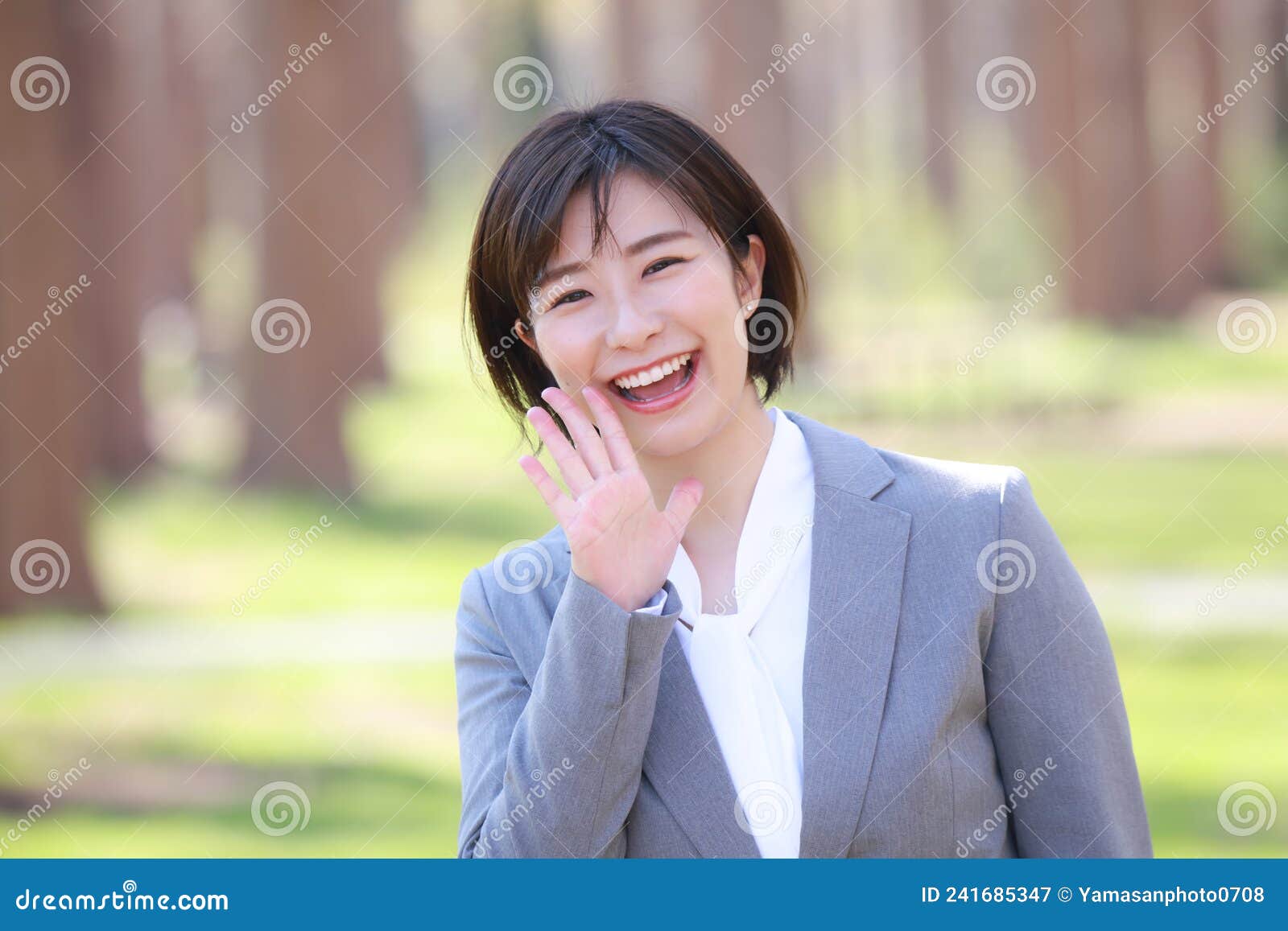 Female Office Worker Cheering Stock Image - Image of shortcut, cheering ...