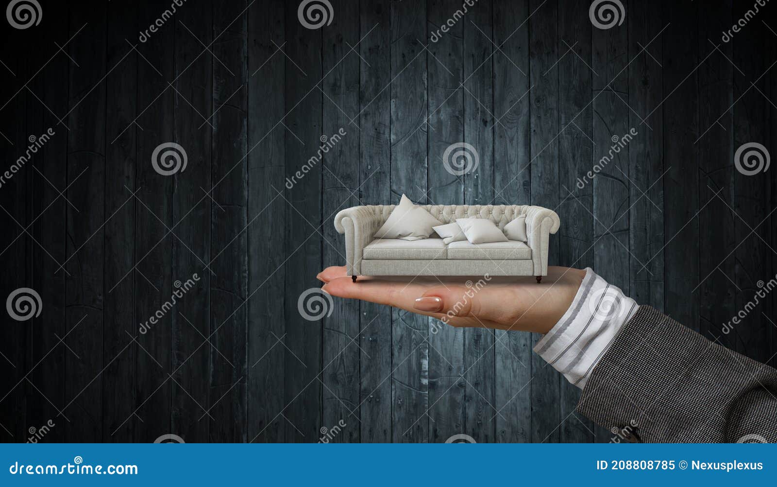 Female Open Hands for Product. Stock Image - Image of lift, promote ...