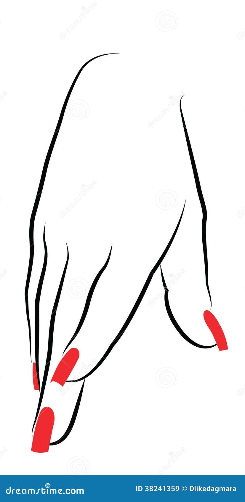 Female Palm stock illustration. Illustration of neat - 38241359