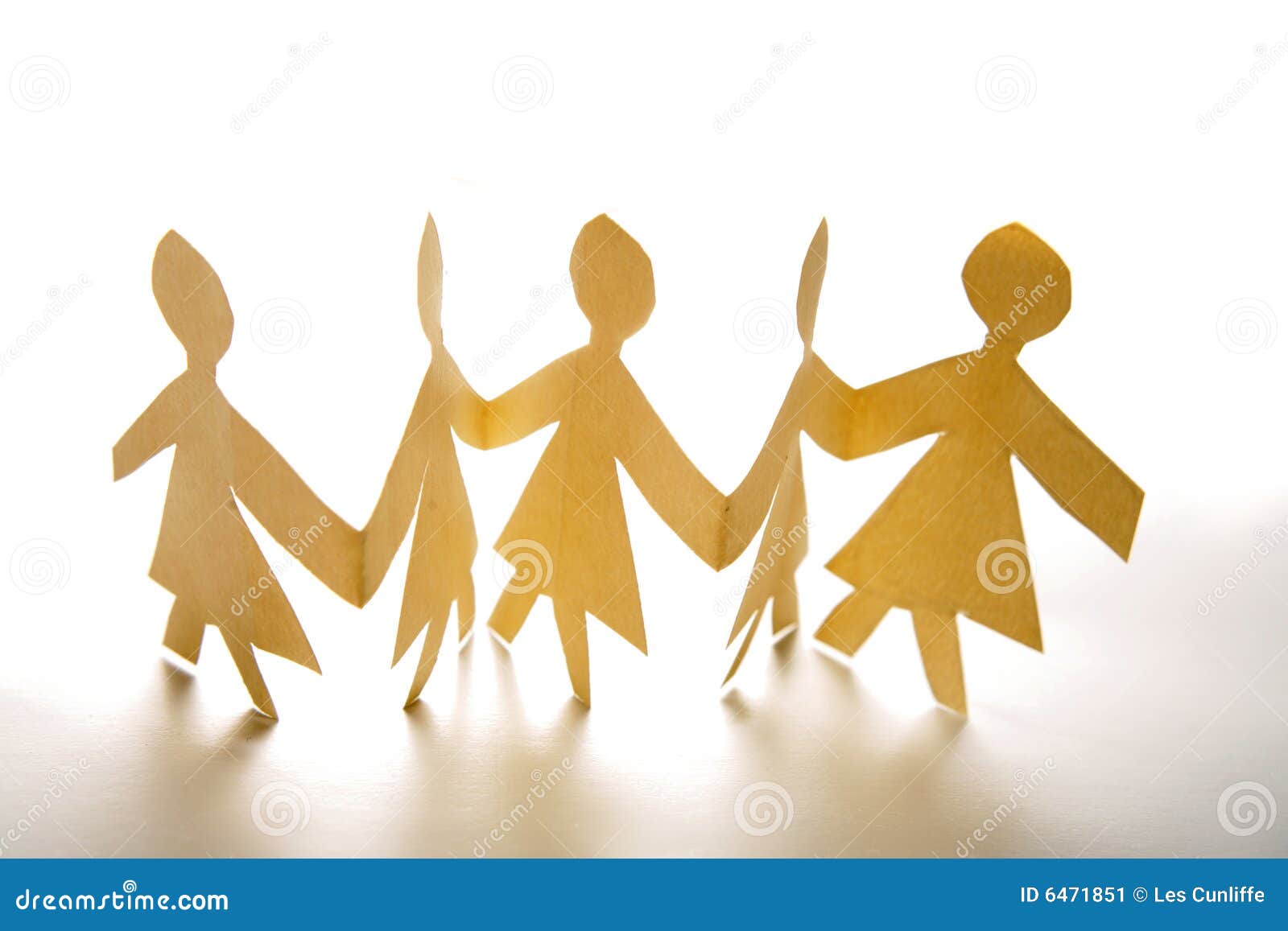 Female paper dolls stock image. Image of together, creative - 6471851