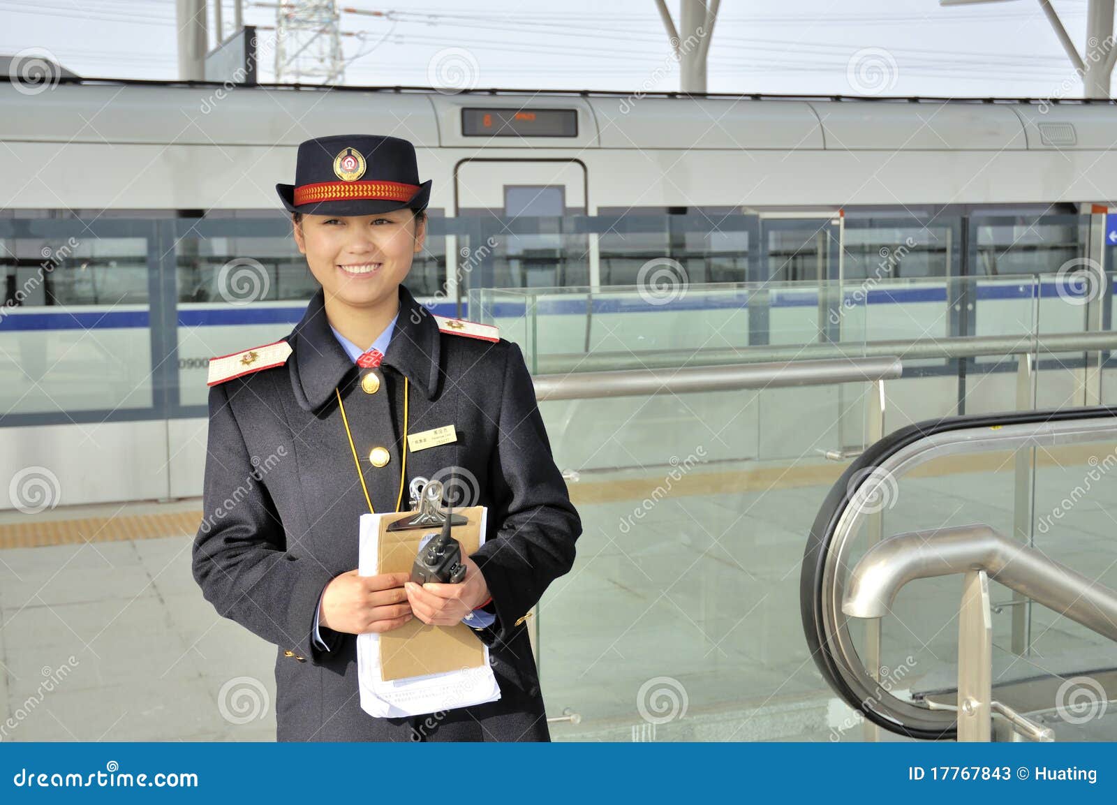 Female passengers clerk editorial stock photo. Image of guangzhou ...