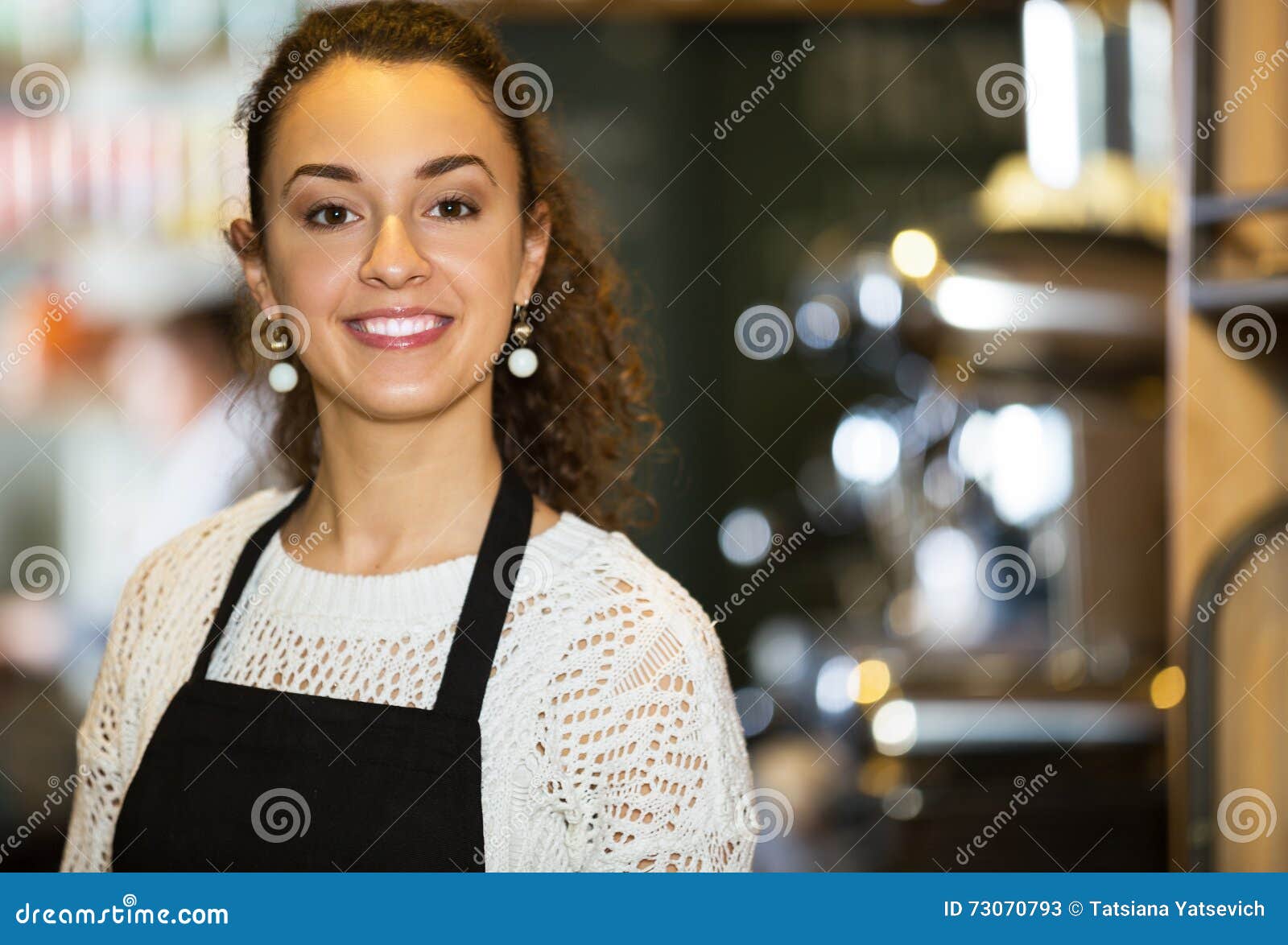 Female pastry chef stock image. Image of people, baker - 73070793