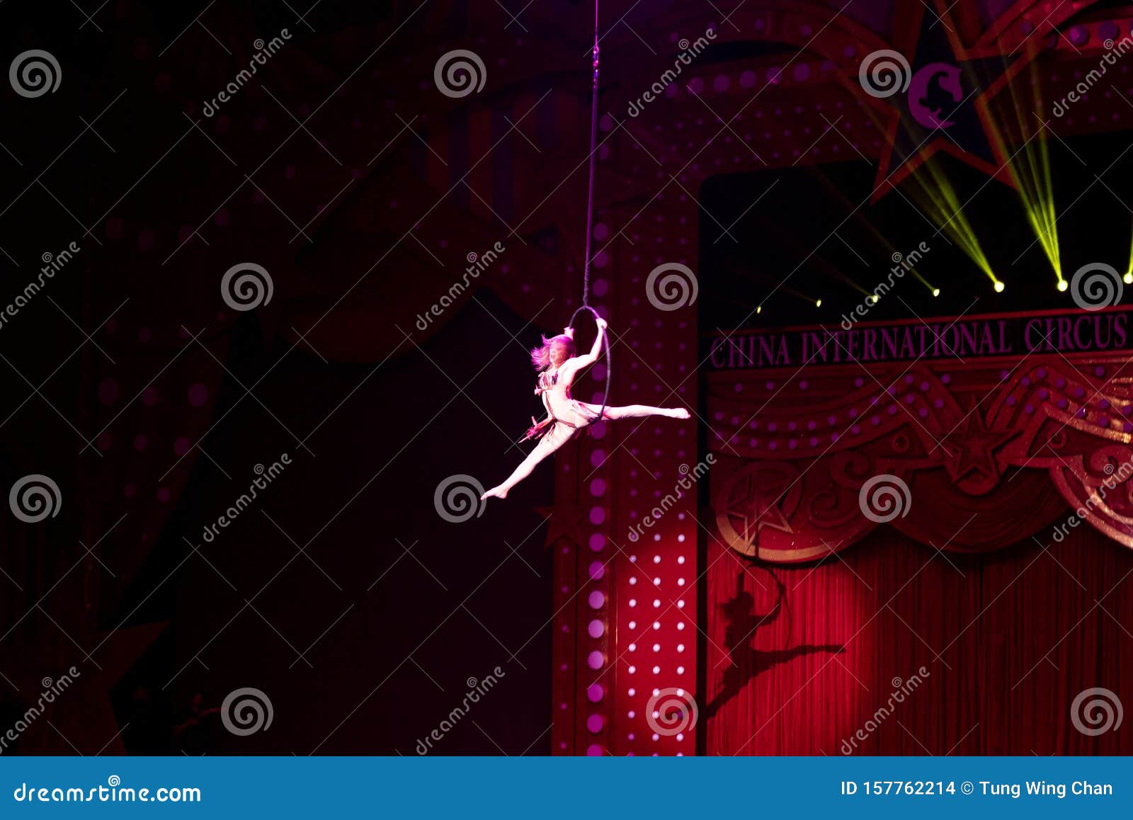 Dancing on the ring editorial stock image. Image of performer - 157762214