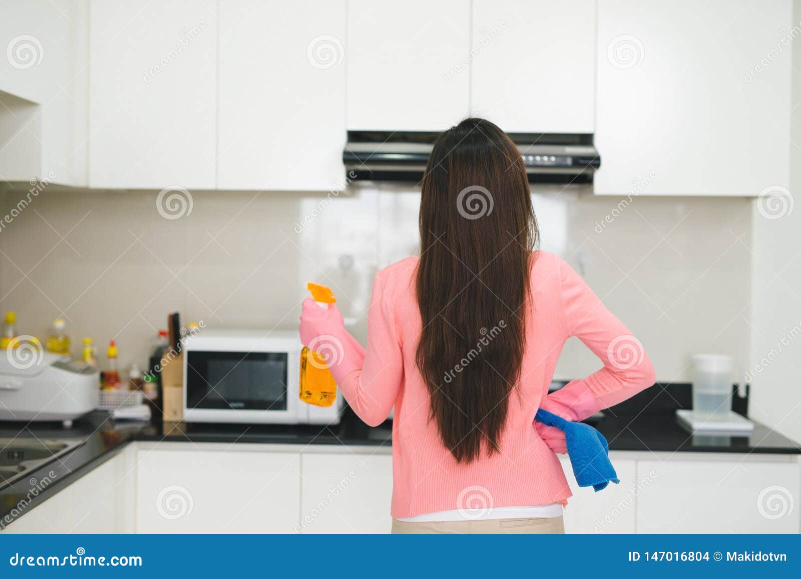 Female Person Ready for Cleaning Stock Photo - Image of springcleaning ...