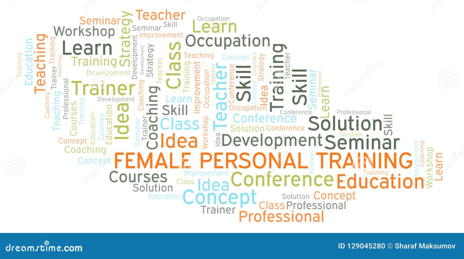 Female Personal Training Word Cloud. Royalty-Free Stock Image ...