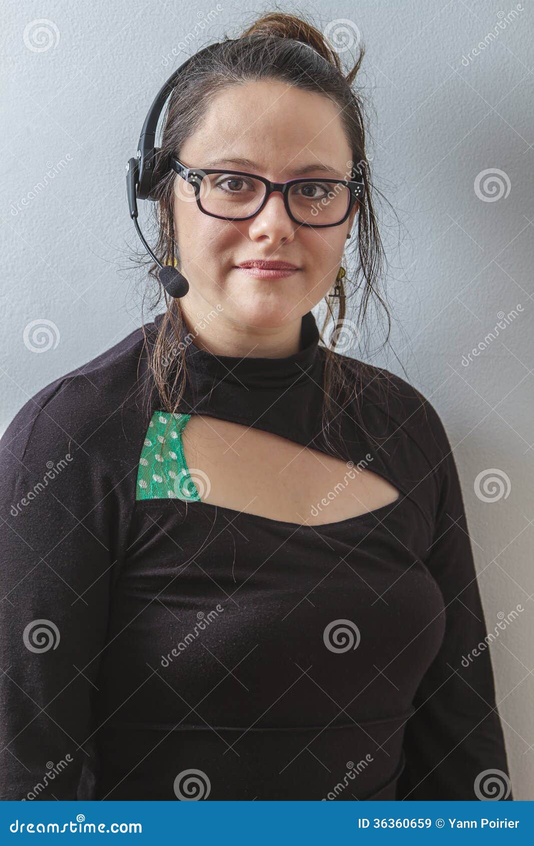 Female phone agent stock image. Image of environment - 36360659