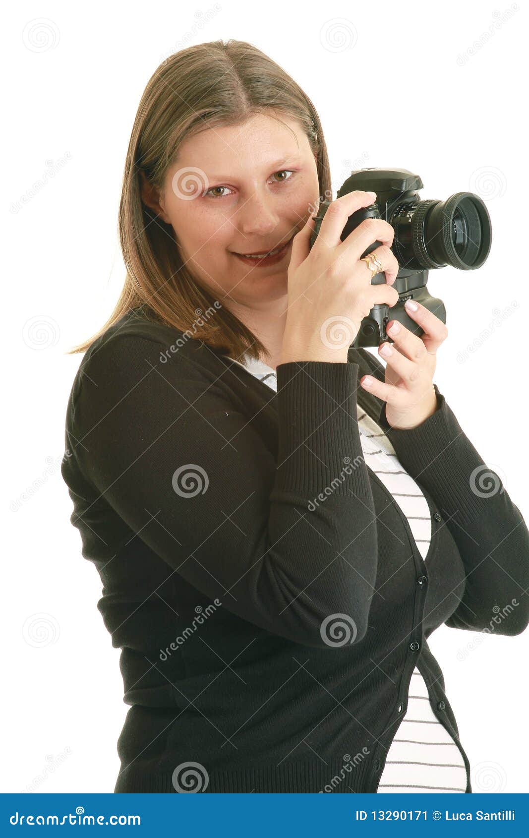 Female Photographer stock image. Image of caucasian, people - 13290171