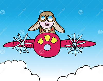 Female Pilot stock vector. Illustration of goggles, clipart - 9416730
