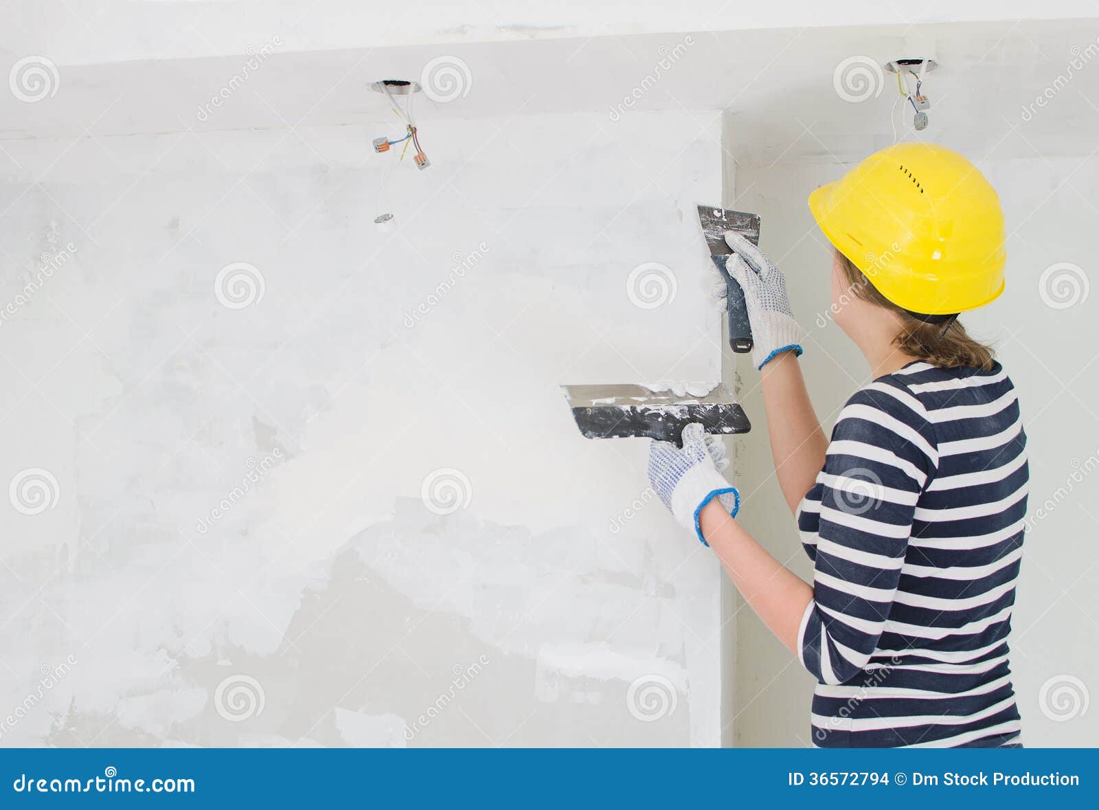 Female Plasterer Royalty-Free Stock Photography | CartoonDealer.com ...