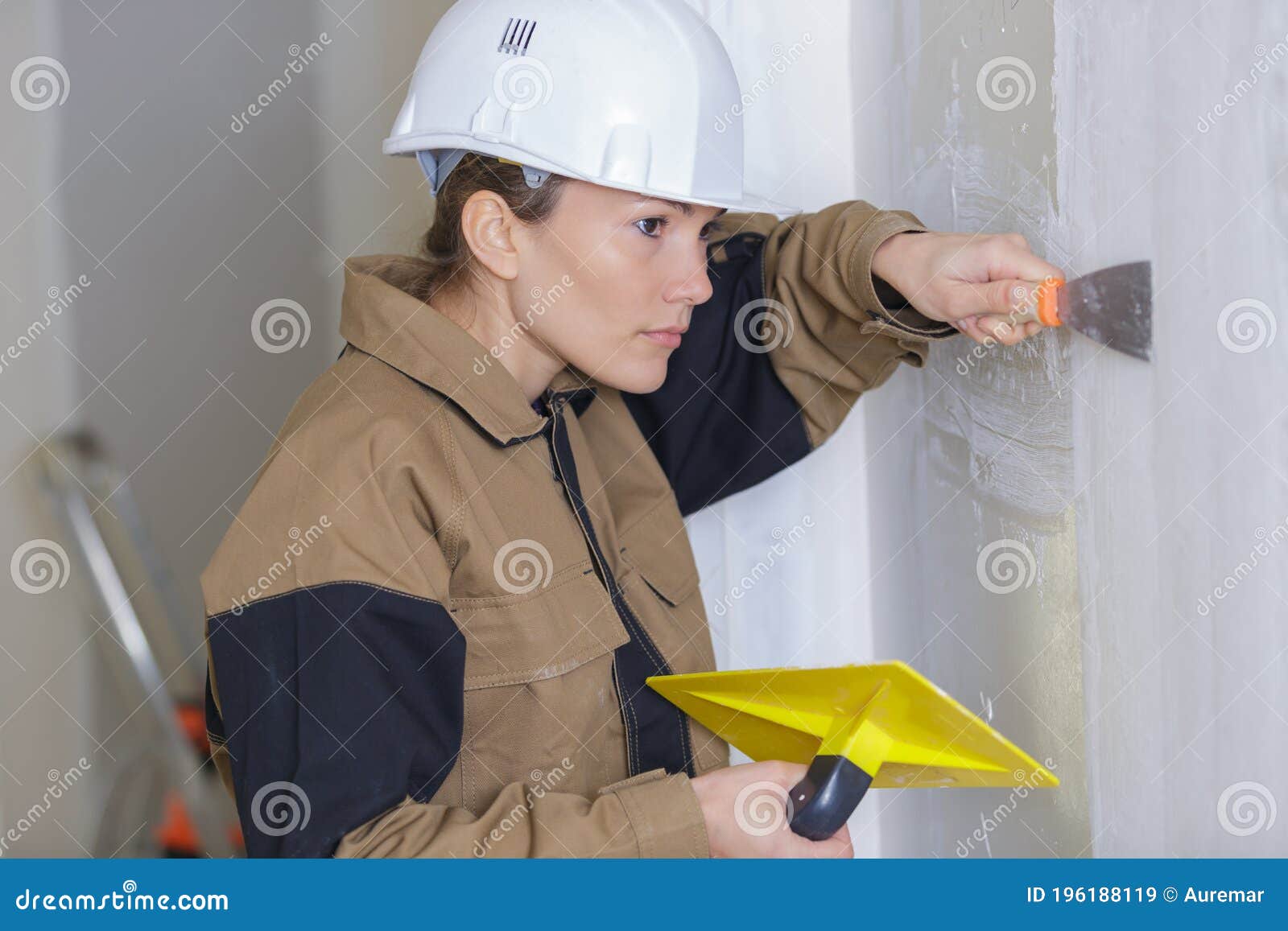 Female Plasterer Royalty-Free Stock Photography | CartoonDealer.com ...