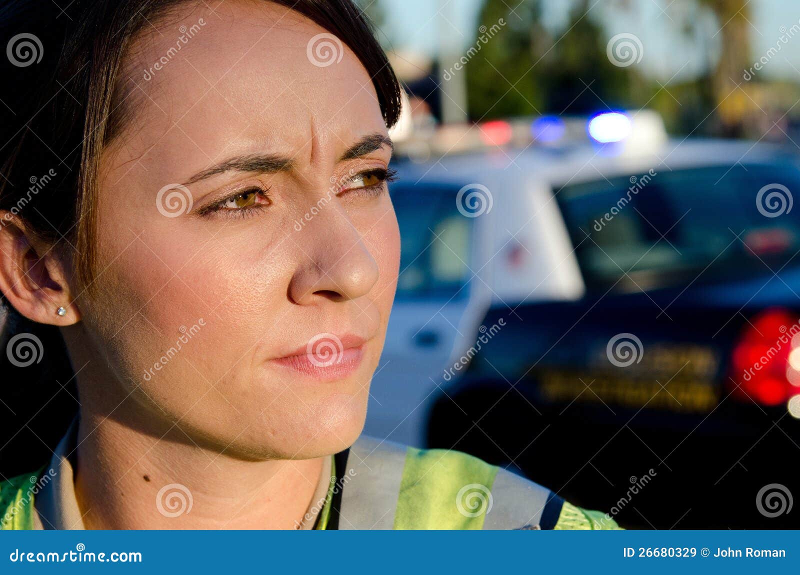 Female police officer stock image. Image of years, uniform - 26680329
