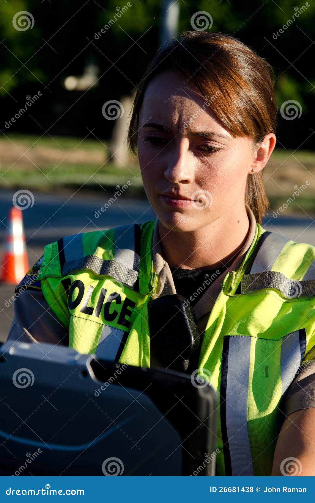 Female police officer stock photo. Image of woman, career - 26681438