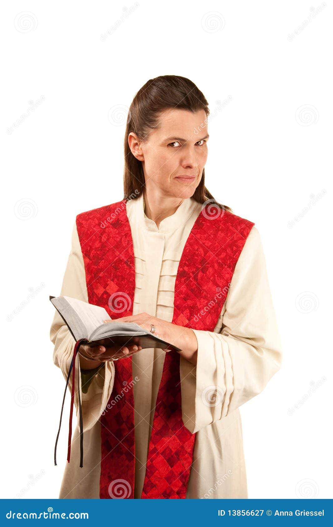 Female Pastor Preaching