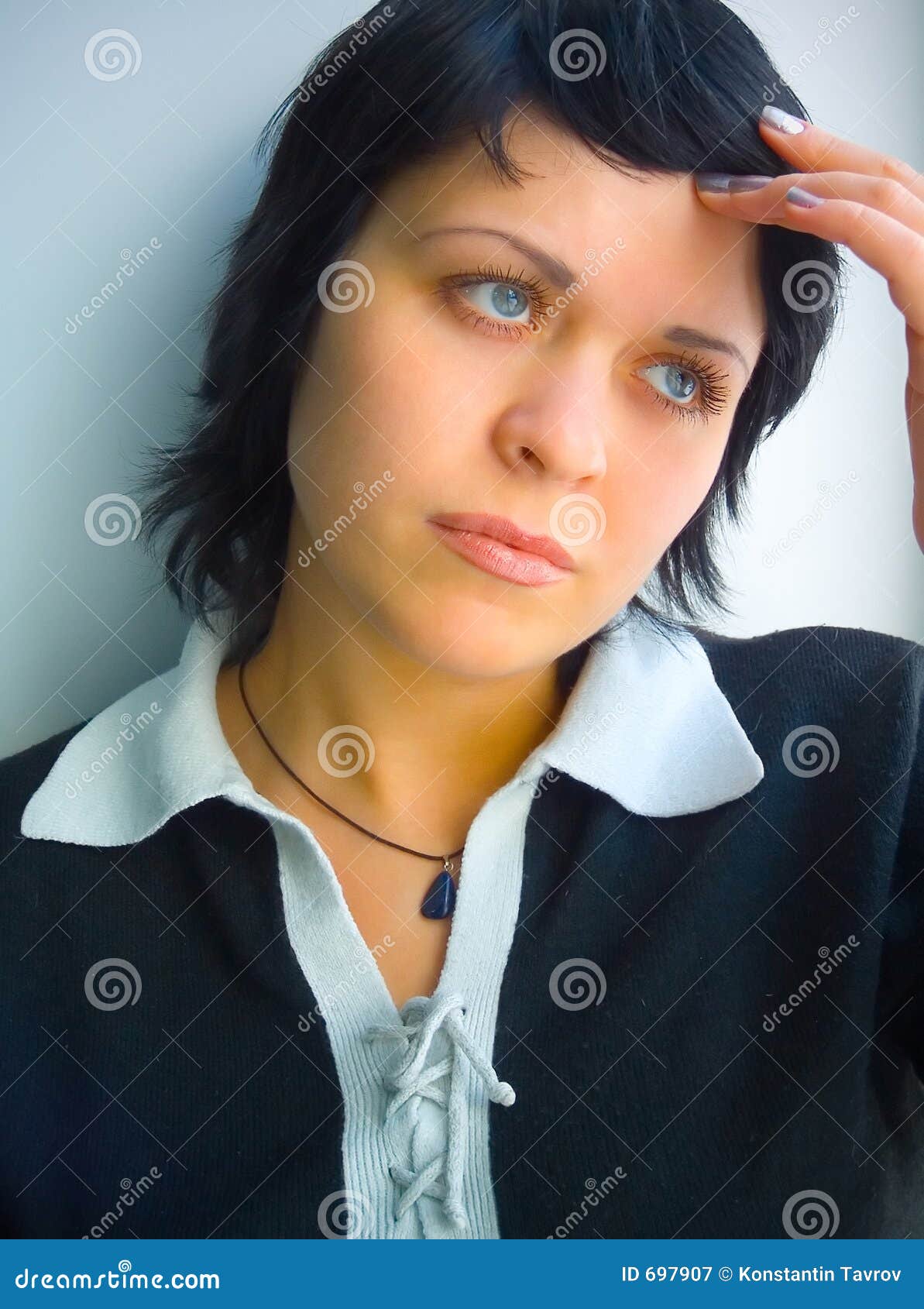 Female problems stock image. Image of expression, beauty - 697907