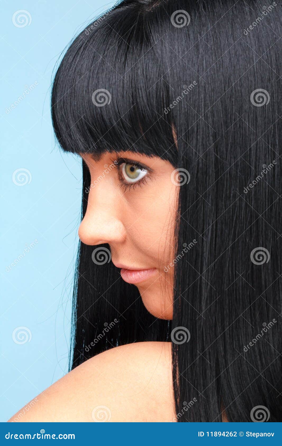 Female profile stock photo. Image of model, portrait - 11894262