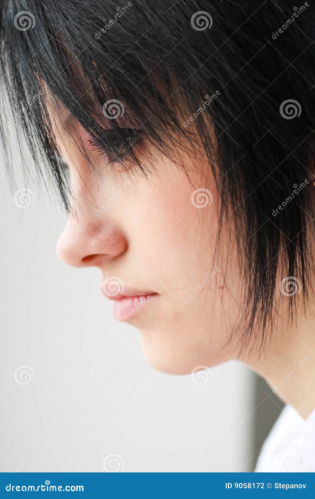 Female profile stock photo. Image of young, facial, sensuality - 9058172