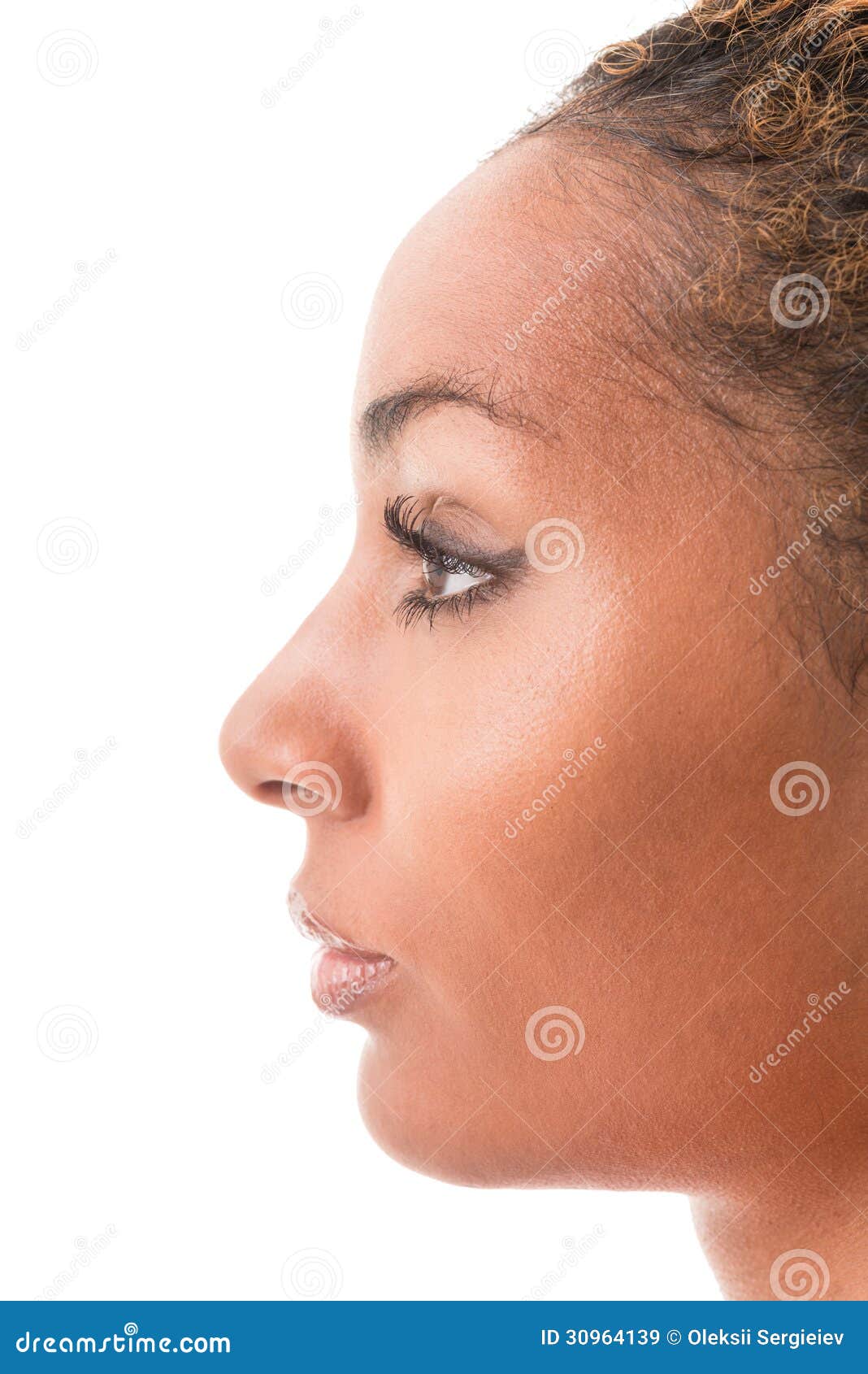Female profile stock image. Image of asia, contemplation - 30964139