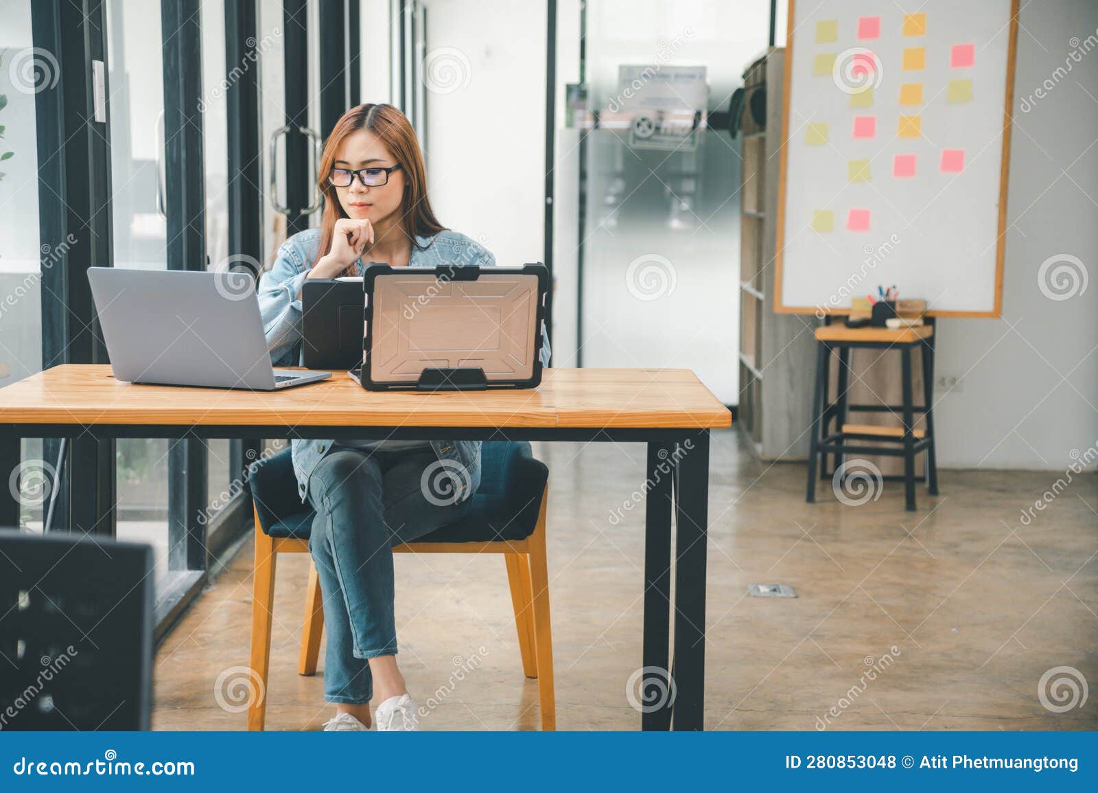 Female Programmer Working on Coding, Software Development and Web Design.Concept Technology ...