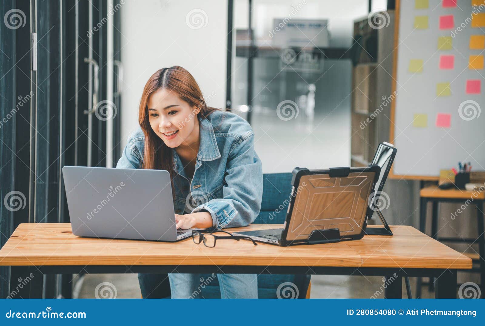 Female Programmer Working on Coding, Software Development and Web Design.Concept Technology ...