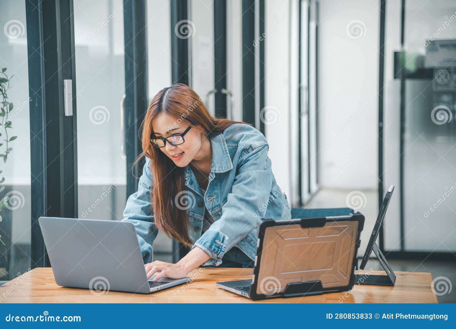 Female Programmer Working on Coding, Software Development and Web Design.Concept Technology ...