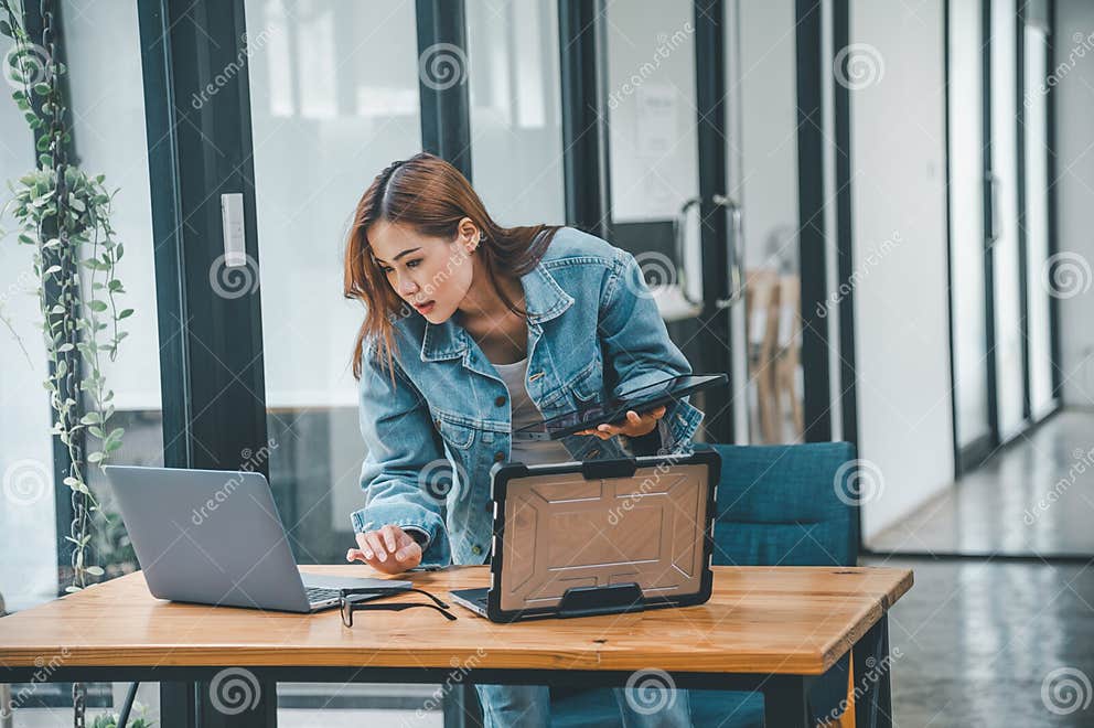 Female Programmer Working on Coding, Software Development and Web ...