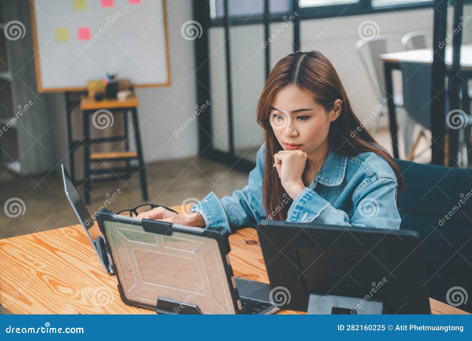 Female Programmers Are Thinking And Planning To Work On Programming Software Coding And Web