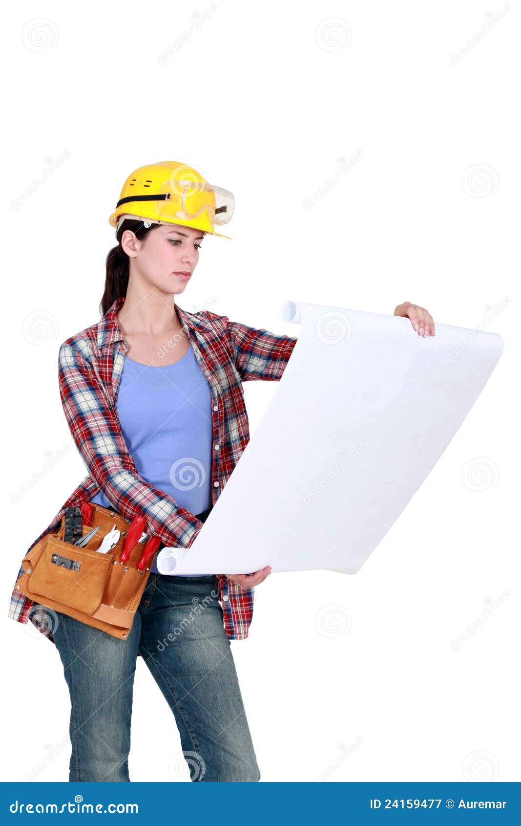 Female project manager stock image. Image of industry - 24159477