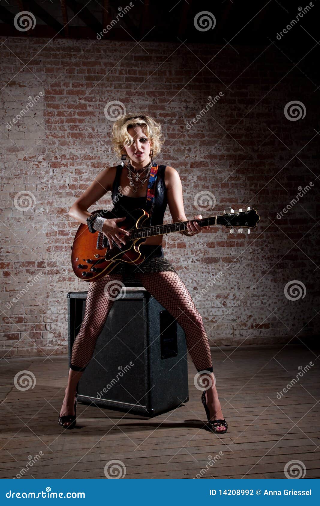 Female punk rocker stock photo. Image of beautiful, alone - 14208992