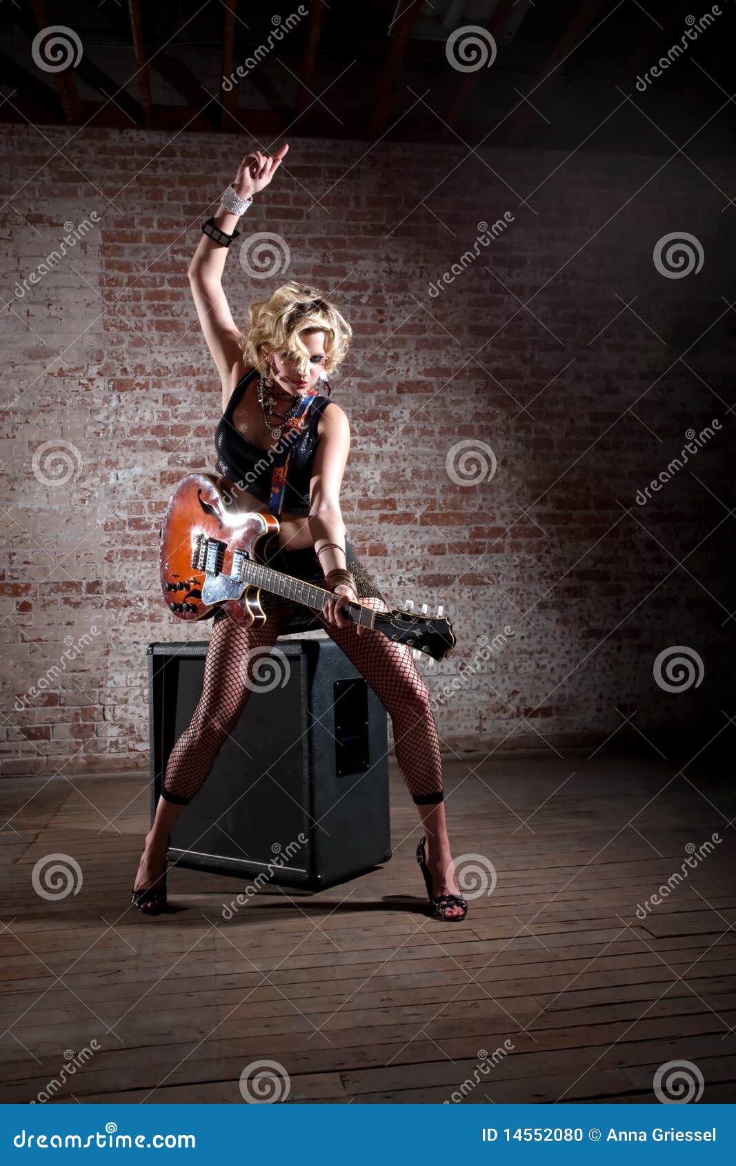 Female Punk Rock Band Stock Photography | CartoonDealer.com #14827280
