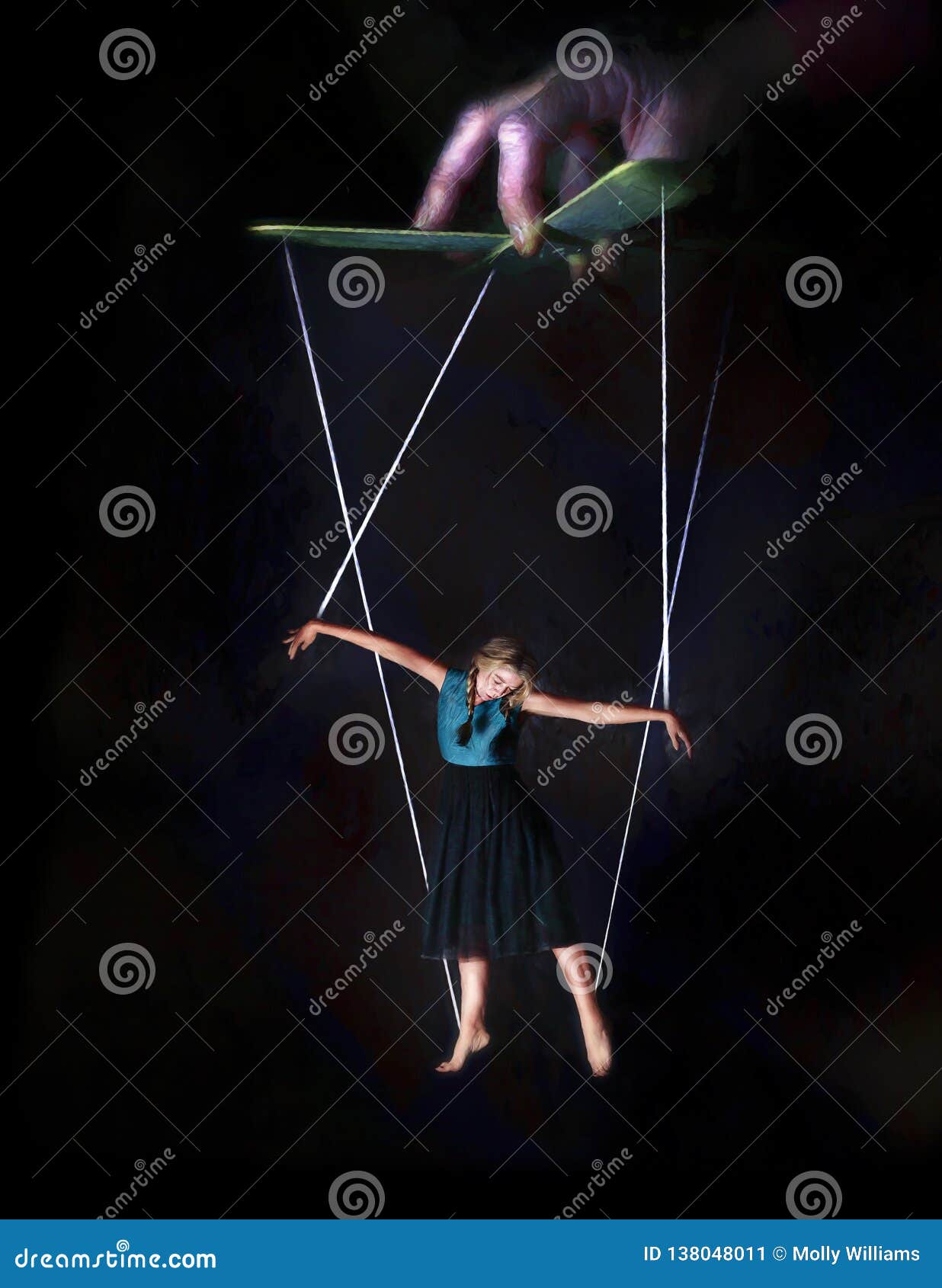 Female puppet stock image. Image of tiedup, woman, miniature - 138048011