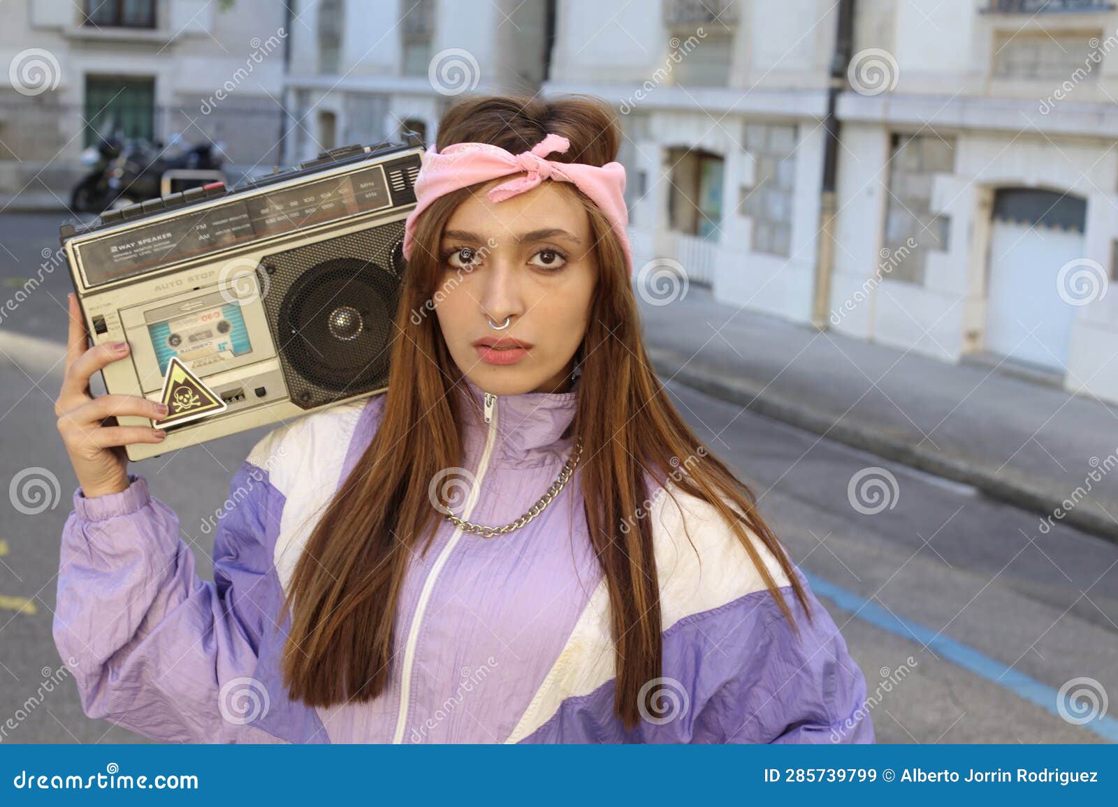 Female rapper in the city stock image. Image of live - 285739799