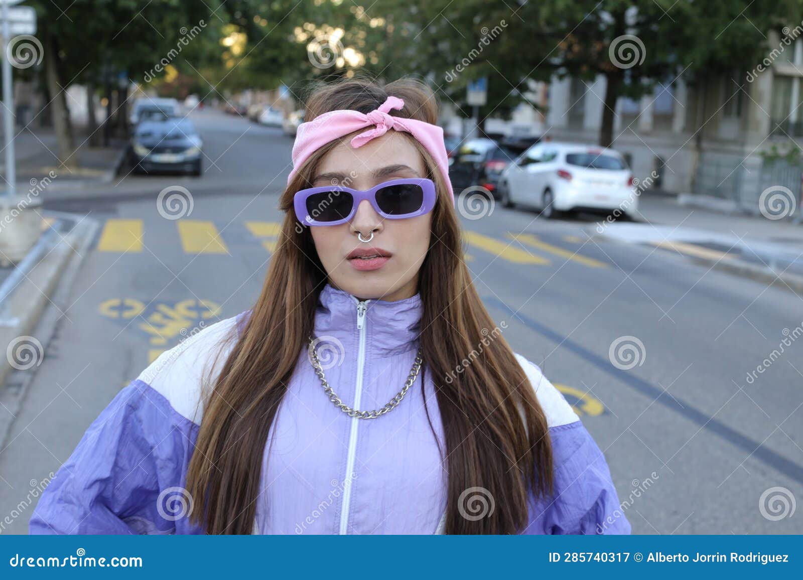Female rapper in the city stock image. Image of entertainment - 285740317