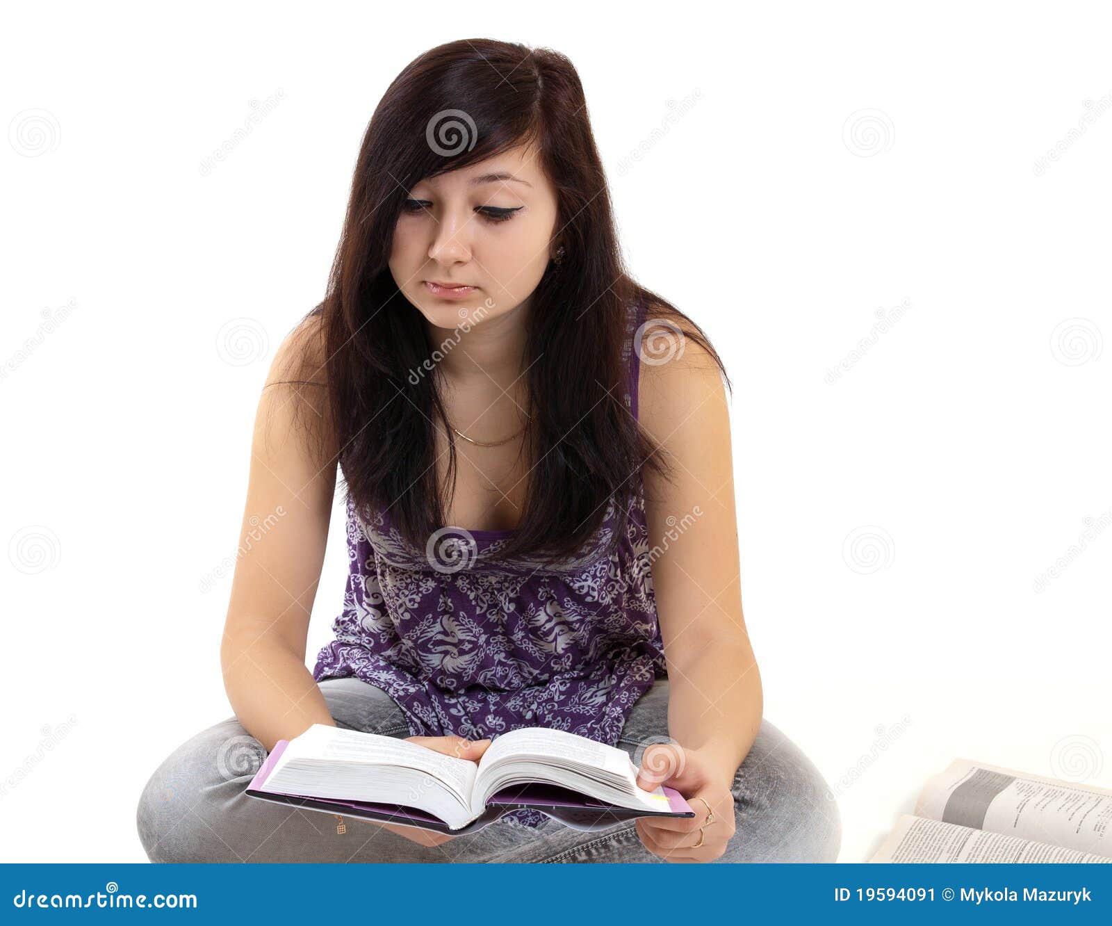 Female reading book stock image. Image of beauty, book - 19594091