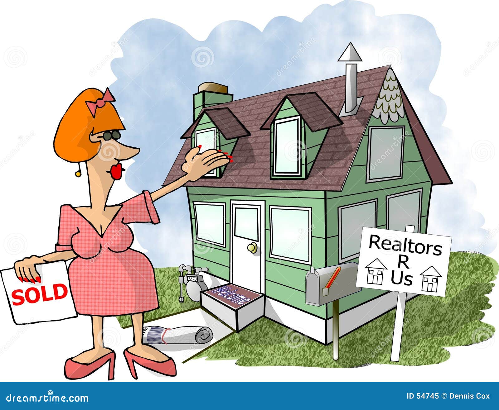 Cheesy Realtor Photos Clipart