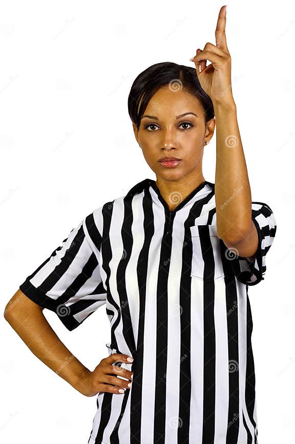 Female Referee stock photo. Image of person, costume - 27065454