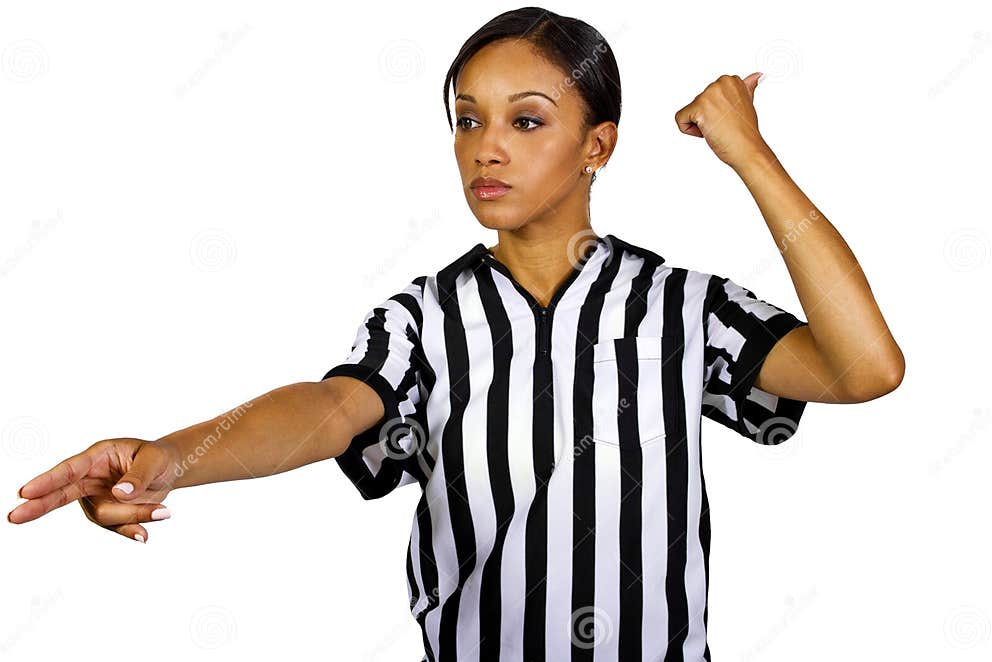 Female Referee stock image. Image of professional, adult - 27065459