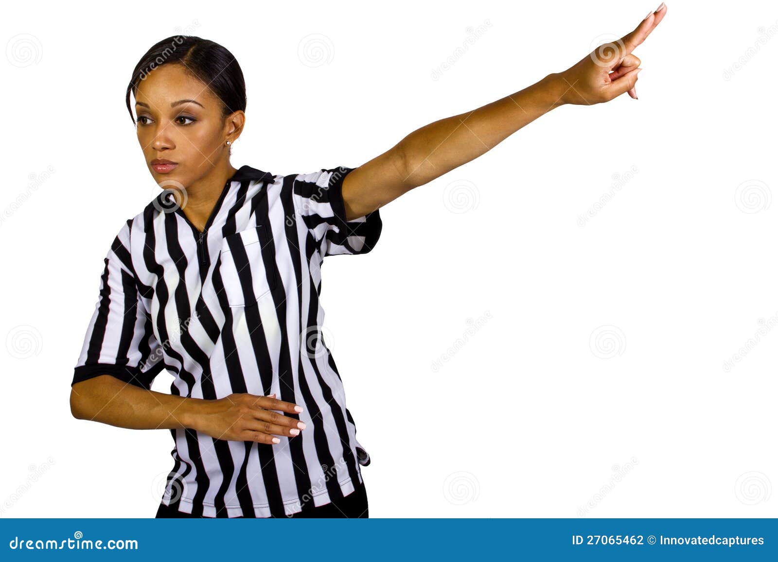 Female Referee stock photo. Image of black, person, hand - 27065462